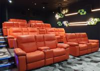 China BS5852 Public Theater Seating Premium PP Cover With Cusion for sale