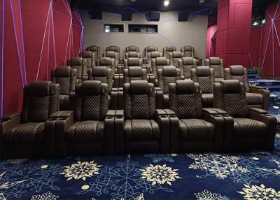 China 580mm Folding Movie Theater Chairs Commercial Cinema Seating with 5 Year Warranty for sale