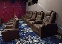 China 580mm Folding Movie Theater Chairs Commercial Cinema Seating with 5 Year Warranty for sale
