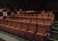 China CA117 Cup Holder Armrest Movie Theater Seats High Density Foam Fabric 580mm for sale