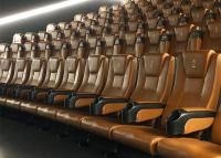 China BS5852 Public Theater Chairs Comfortable Cinema Seats 580mm Center Distance Plywood Back for sale