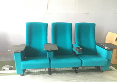 China Commercial Movie Theater Lounger with Plastic Cup Holder 580mm Center Distance for sale