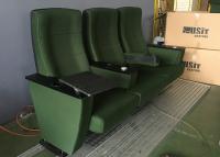 China Commercial Movie Theater Lounger with Plastic Cup Holder 580mm Center Distance for sale