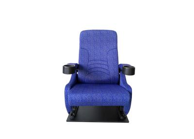 China Fireproof CA117 Cinema Seating with Aluminium Alloy Feet Folding Theater Chairs 580mm for sale
