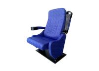 China Fireproof CA117 Cinema Seating with Aluminium Alloy Feet Folding Theater Chairs 580mm for sale