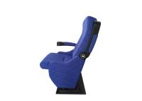 China Fireproof CA117 Cinema Seating with Aluminium Alloy Feet Folding Theater Chairs 580mm for sale