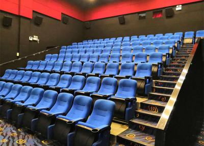 China USIT Foldable Cinema Chair with Wooden Writing Pad 580mm Center Distance for sale