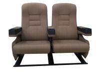 China USIT Foldable Cinema Chair with Wooden Writing Pad 580mm Center Distance for sale