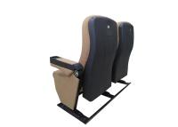 China USIT Foldable Cinema Chair with Wooden Writing Pad 580mm Center Distance for sale