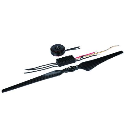 China 11.5K Gefoil Electric Propulsion System 6215 Brushless Motor+14S 80A ESC+21 Inch Large Size Carbon Fiber Propeller for Drone for sale