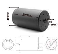 China FRC 100160 Brushless DC Motor with 85KG Thrust for Underwater Thruster Hydrofoil  and Electric Boats for sale