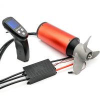 China 52kg Thrust Efoil Electric Propulsion System IP68 Waterproof 70141 Bldc Motor +75V 180A ESC +LCD GPS RC Remote+CNC  Propeller for sale