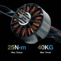 China Heavy Duty 15kw 40KG Thrust 2700Kv Brushless Outrunner Motor Big Thrust for Paramotor Paraglider Electric Boat Permanent Magnet for sale