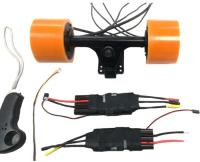 China Freerchobby Belt Drive Electric Skateboard 1500W 83mm 90mm Dc Hub Motor Combo Kits DIY Electric Longboard with PU Material for sale