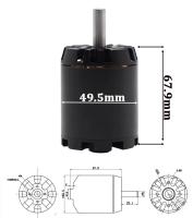 China Freerchobby 5065 270kv Brushless Dc Motor 24v 36v 48v for E Boards Skateboard Scooter Bike for sale