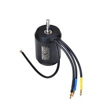 China 6384 190KV 4000W Dual Hub Belt Direct Drive Dc Brushless Motor for Electric Skateboard Robot Scooter Go Kart Ect for sale