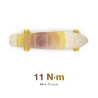 China High Performance 63100 All-Terrain Electric Skateboard Motor Fast Speed Curved Magnet Brushless Commutation Permanent Magnet for sale