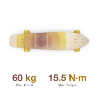China OEM ODM Customized Brushless DC Motor with Long Shaft for Electric RC Skateboard Mountain Board with VESC Controller for sale