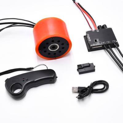 China Freerchobby 1500W 83mm 90mm Single Hub Motor Kits with Vesc 6 and Remote Controller for Skateboard/scooter/robotic/machine for sale