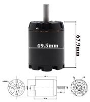 China MP5065/KV270 Outrunner Brushless RC DC Motor for Electric Skateboard Permanent Magnet Construction Explosion-Proof Feature for sale