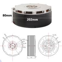 China 30KW 48V 72V 96V 144V Brushless Permanent Magnet Dc Outrunner Motor for Electric Vehicles Motorcycle Bicycle Go Kart for sale