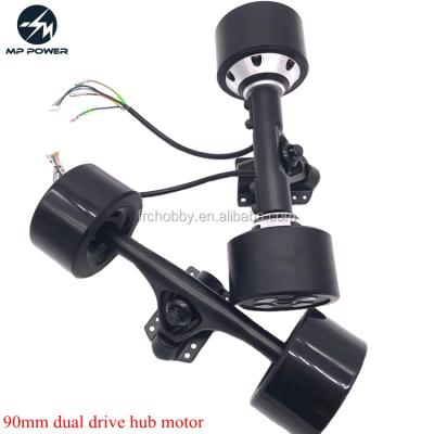 China 90mm Dual Inwheel Hub Motors for Electric Skateboard for sale