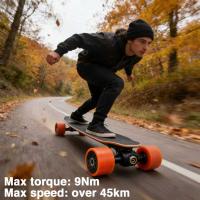 China FreeRcHobby 83 90mm Electric Skateboard Hub Motor Kit 67kv Dual Electric Hub Motor Durable Metal Material for Board for sale