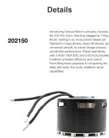China FRC H202150 8-10kv 150kg Thust Propulsion System Dc  400v Brushless Motor for Manned Aircraft Multi-rotor Drone and Airplane for sale
