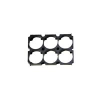 China 18650 Battery Holder Bracket 2X3 ABS+PC Battery Support 19mm Spacing 18.5mm Cell for sale
