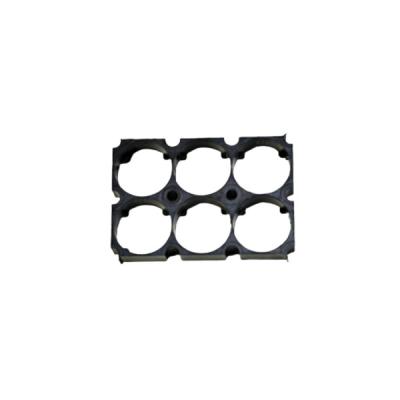 China 18650 Battery Holder Bracket 2X3 ABS+PC Battery Support 19mm Spacing 18.5mm Cell for sale