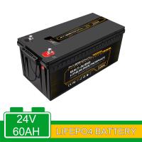 China Rechargeable 24V 60Ah Replace Lead Acid Battery ABS Case For Electric Forklift EV for sale