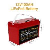China 12V 100Ah LiFePO4 Lithium Battery Pack for Electric Forklift EV Scooter Energy Storage for sale