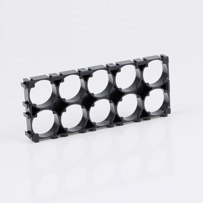 China 18650 Battery Cell Holder 2s5p 4s5p 6s5p 8s5p ABS Splicing Bracket 18.4mm Hole for sale