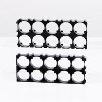 China 18650 Battery Cell Holder 2s5p 4s5p 6s5p 8s5p ABS Splicing Bracket 18.4mm Hole for sale