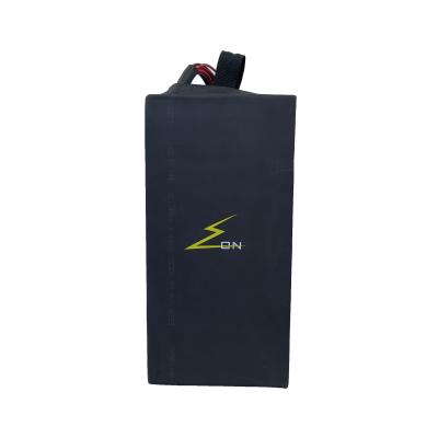 China Black 60V 53Ah LiFePO4 Lithium Battery Pack for Electric Motorcycle 8000W for sale