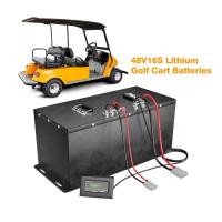 China PASSIONAL 48V 120Ah LiFePO4 Golf Cart Battery Pack Rechargeable with LED Display for sale