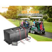 China Rechargeable LiFePO4 Golf Cart Battery Pack 48V 150Ah with LED Screen for sale