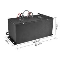 China Rechargeable LiFePO4 Golf Cart Battery Pack 48V 150Ah with LED Screen for sale