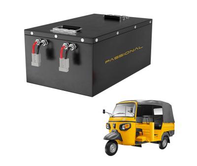 China Custom 48V 80Ah LiFePO4 Battery Pack for Low Speed Vehicle Golf Cart E Rickshaw for sale