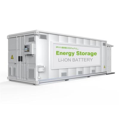China Passional 1MWh BESS LiFePO4 Battery Energy Storage Container Outdoor Solar Power System for sale