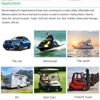 China 12V 200Ah LiFePO4 Lithium Battery 4000 Cycles Deep Cycle Rechargeable Battery Pack for sale
