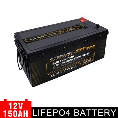China 12V 150Ah LiFePO4 Battery Long Life ABS Solar Energy Storage for RV for sale