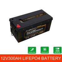 China Deep Cycle Lithium 12V LiFePO4 Battery 300Ah 230mm Height High Capacity for EV Solar for sale