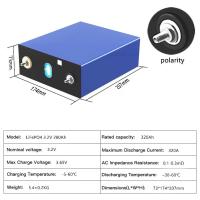 China Rechargeable LiFePO4 Prismatic Battery Cell 3.2V 320Ah Solar Energy Storage for sale