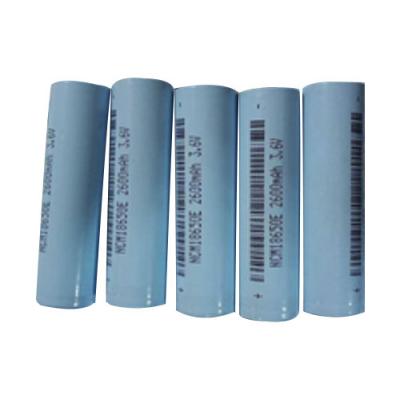 China A Grade 3C UN38.3 18650 Battery Cell 3.7V 2600mAh Rechargeable Lithium Ion for sale