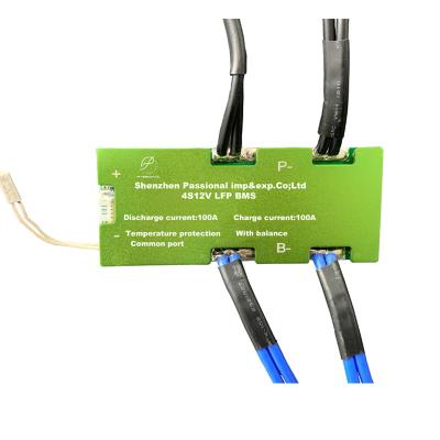 China 100A 4S 12V LiFePO4 Battery BMS Solar Battery Management System for sale