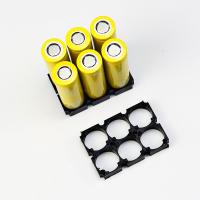 China 18650 Battery Holder Bracket 2X3 ABS+PC Battery Support 19mm Spacing 18.5mm Cell for sale
