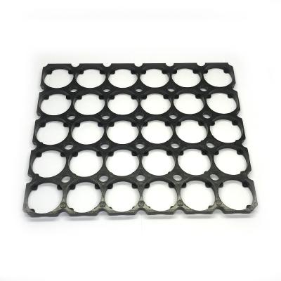 China 32650 Battery Holder Fixed Bracket 5x6 ABS+PC V0 Fireproof Universal Tray for Battery Pack for sale