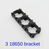 China ABS707 18650 Lithium Battery Holder 3 Cell 18.4mm Battery Support Bracket for Pack Assembly for sale