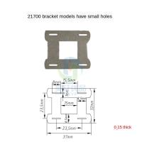 China Battery Support Bracket Spacing 23.5mm 2P 21700 Nickel Strip For Battery Connection for sale
